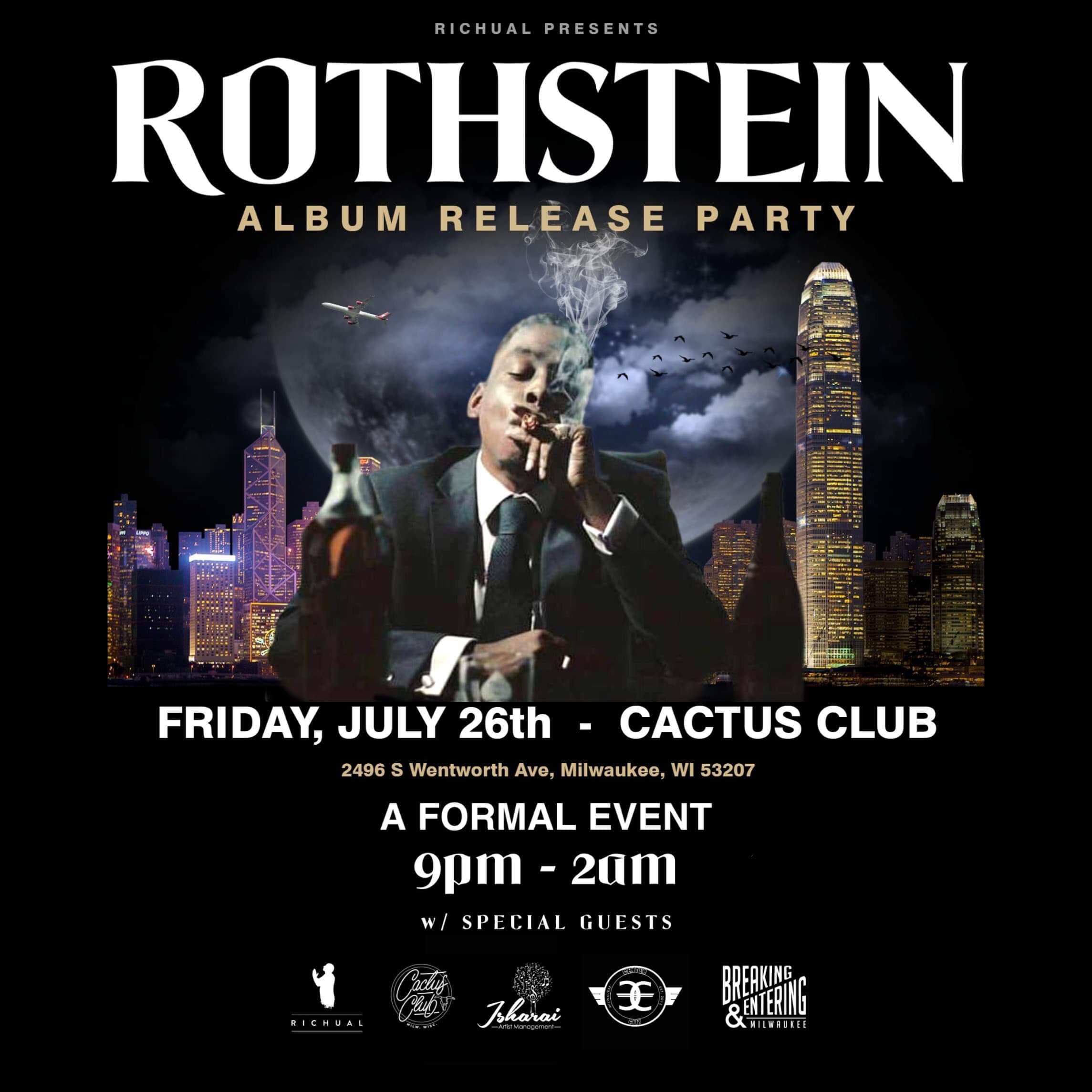 Richual Presents: ROTHSTEIN Album Release Party | Cactus Club