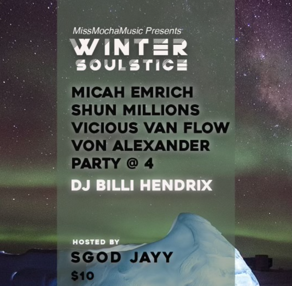 Winter Soulstice: Micah Emrich • $hun Million$ • Vicious Van Flow • Von ...