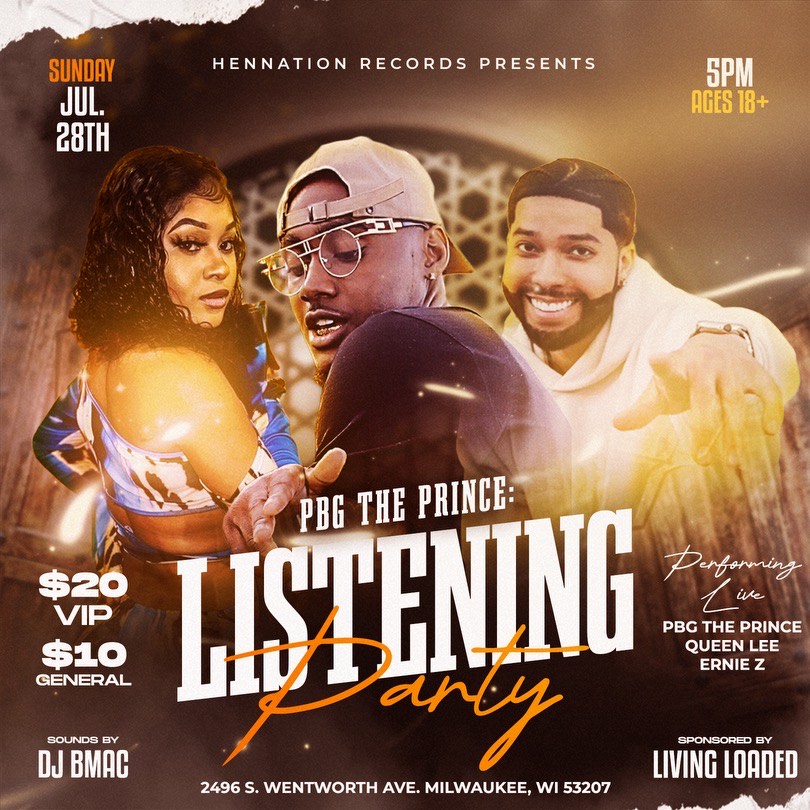 PBG The Prince ~ Listening Party ft. Queen Lee • Ernie Z | Cactus Club