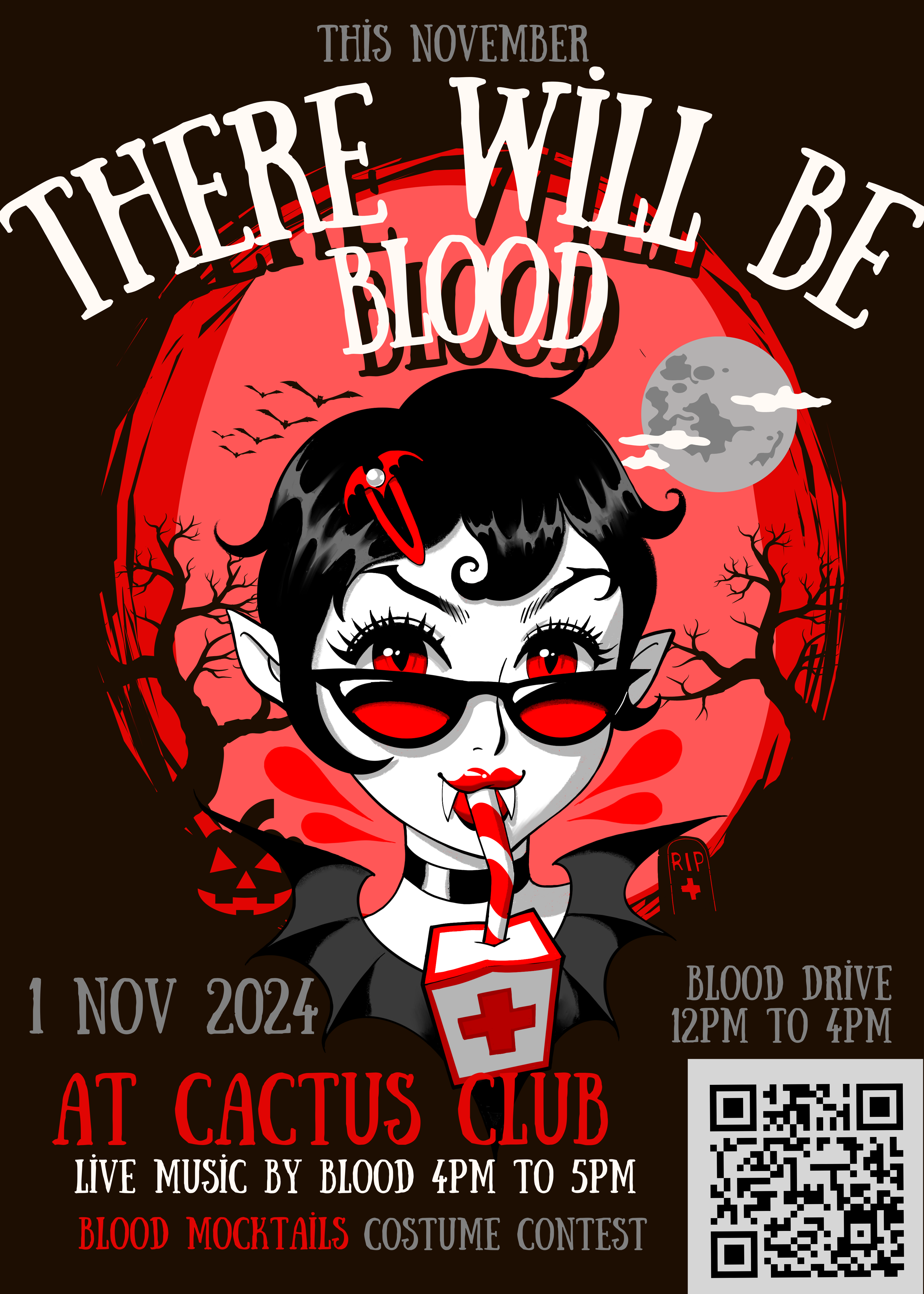 Versiti Blood Drive + performance by local artist BLOOD | Cactus Club