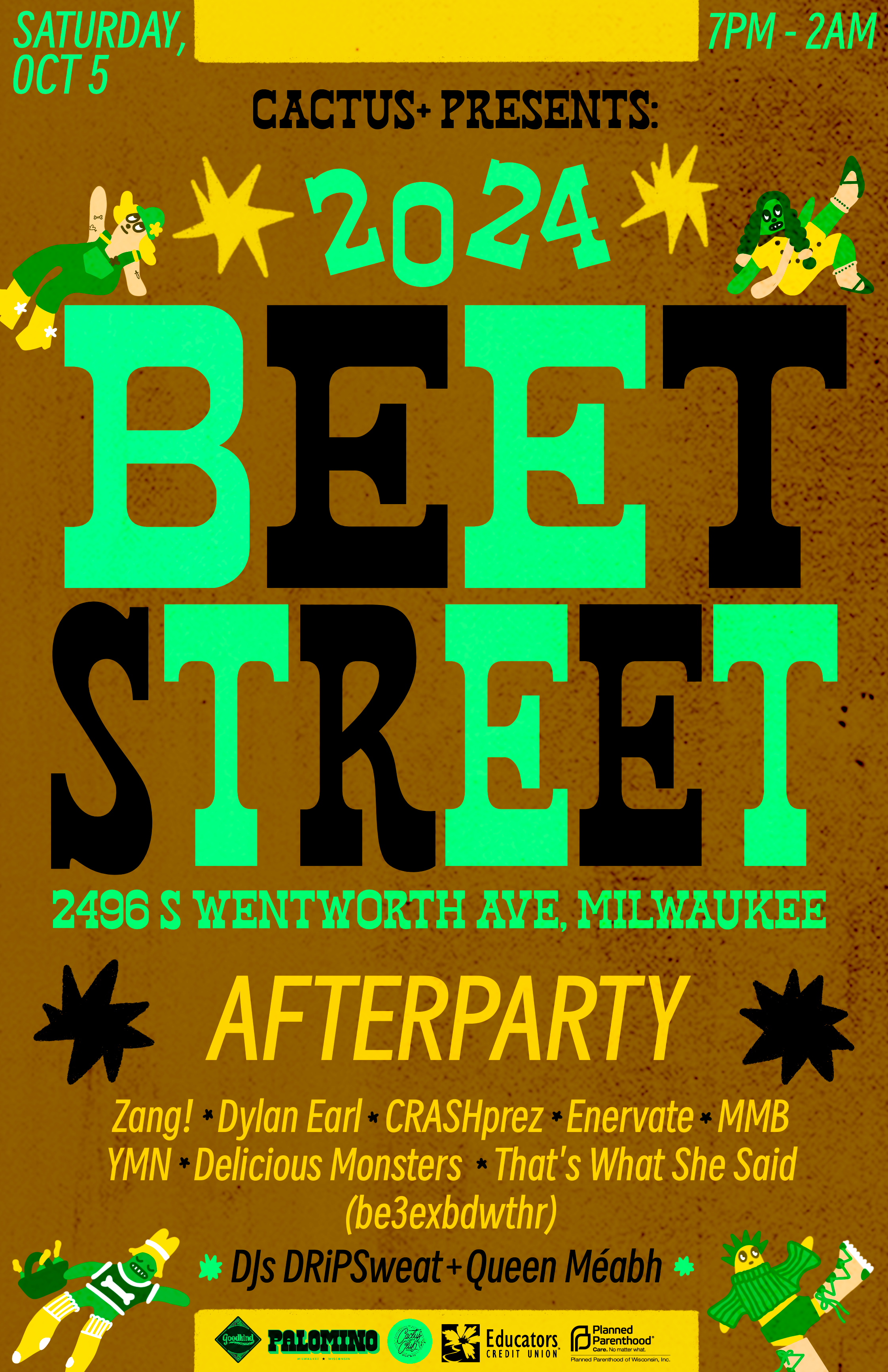 Beet Street ’24 Afterparty w/ Zang! • Dylan Earl • CRASHprez • Enervate ...