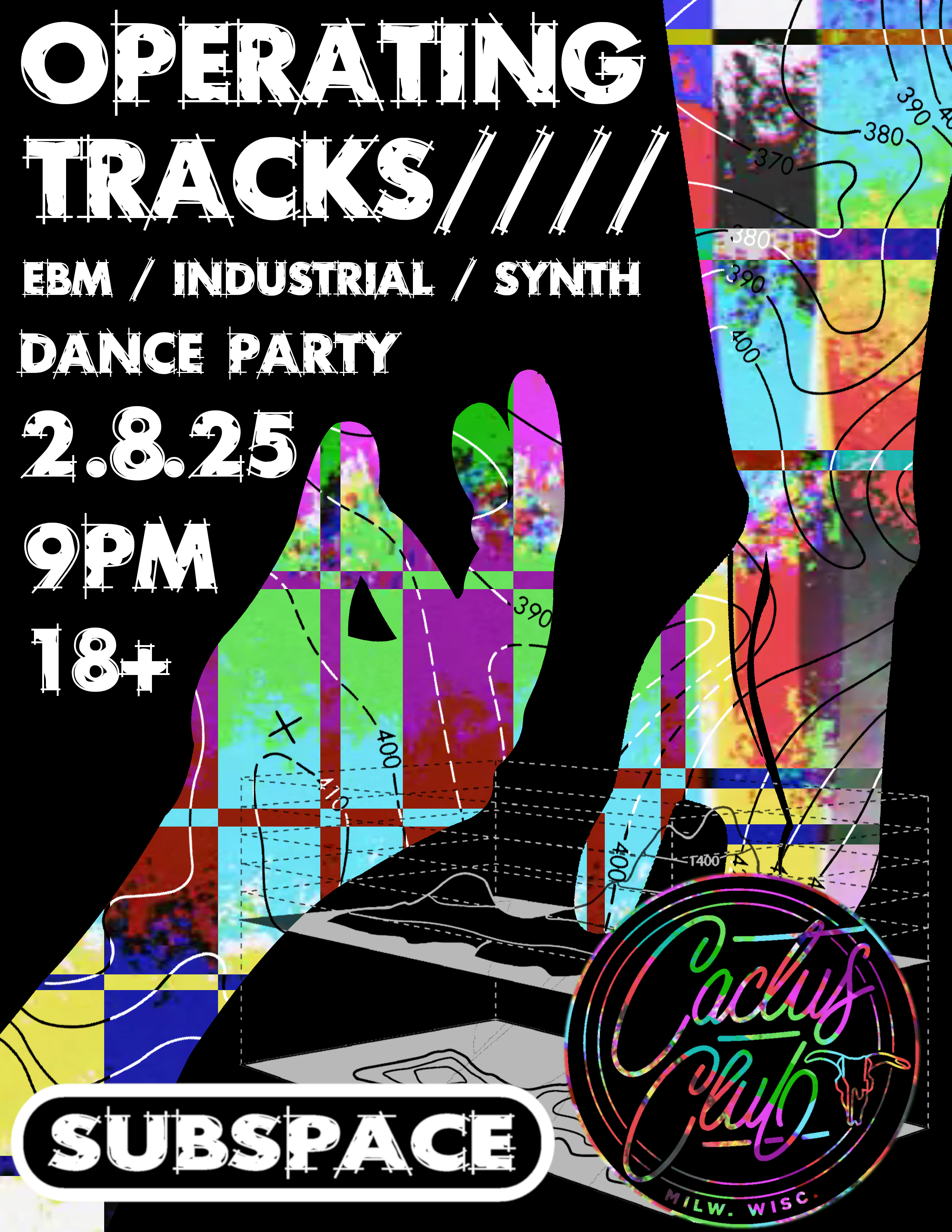 Subspace: Operating Tracks – EBM/Industrial Dance Party | Cactus Club