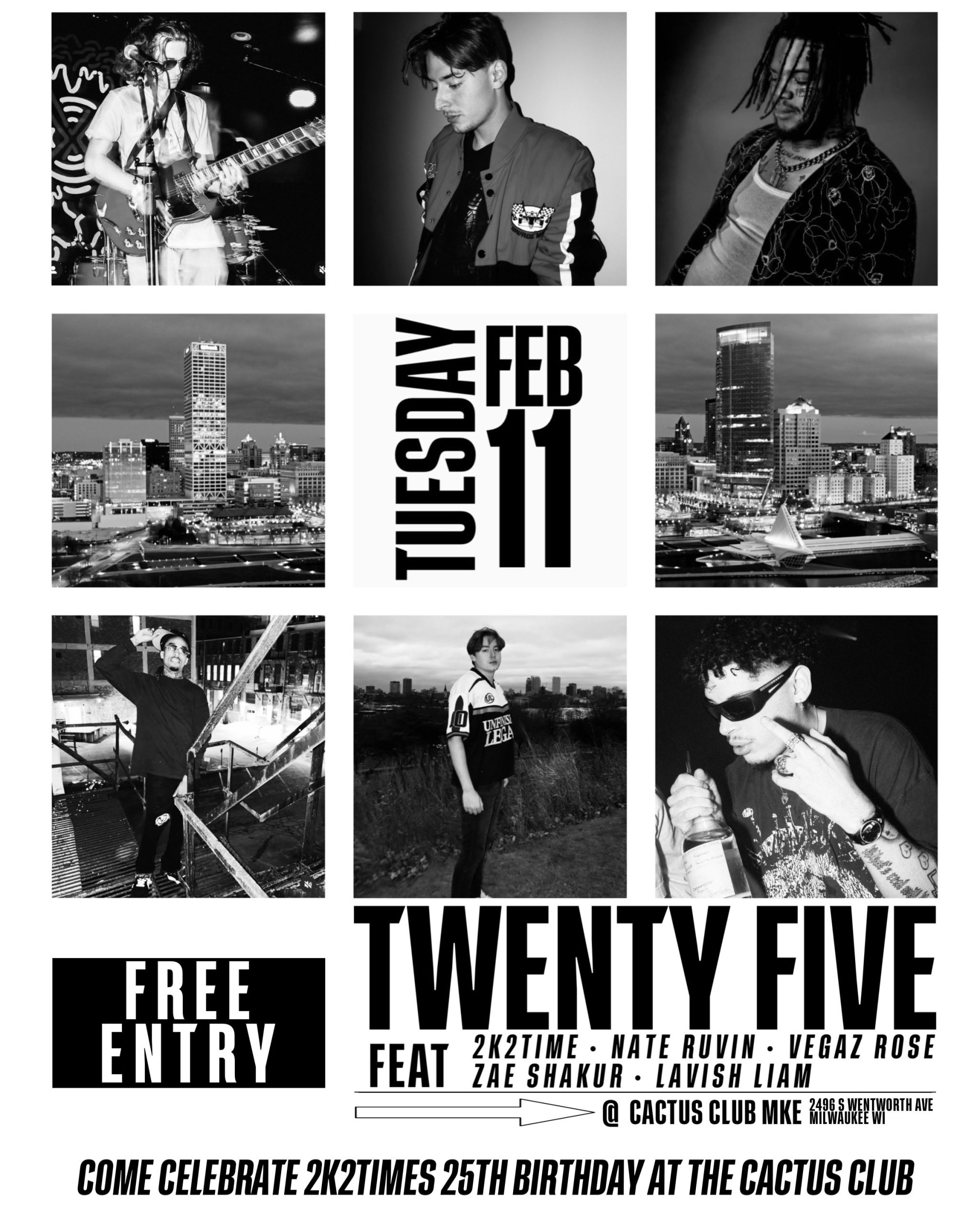 2k2time • Nate Ruvin • Vegaz Rose • Zae Shakur • Lavish Liam | Cactus Club