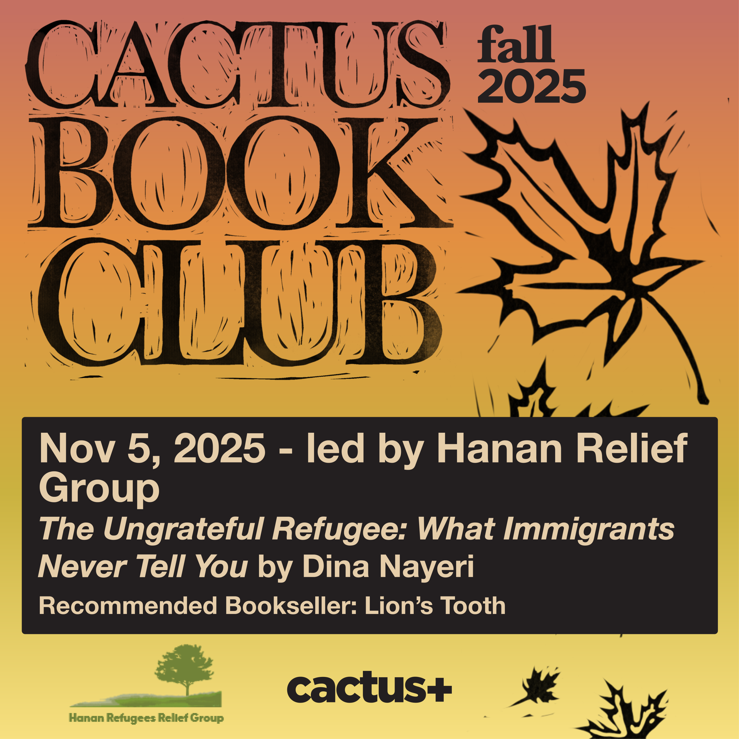 Cactus Book Club: “The Ungrateful Refugee: What Immigrants Never Tell ...