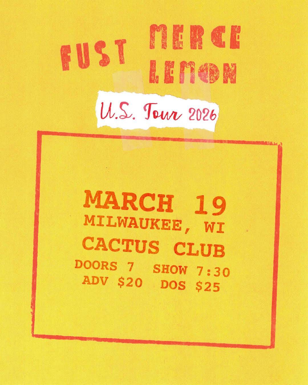 Fust & Merce Lemon • Walker Rider | Cactus Club
